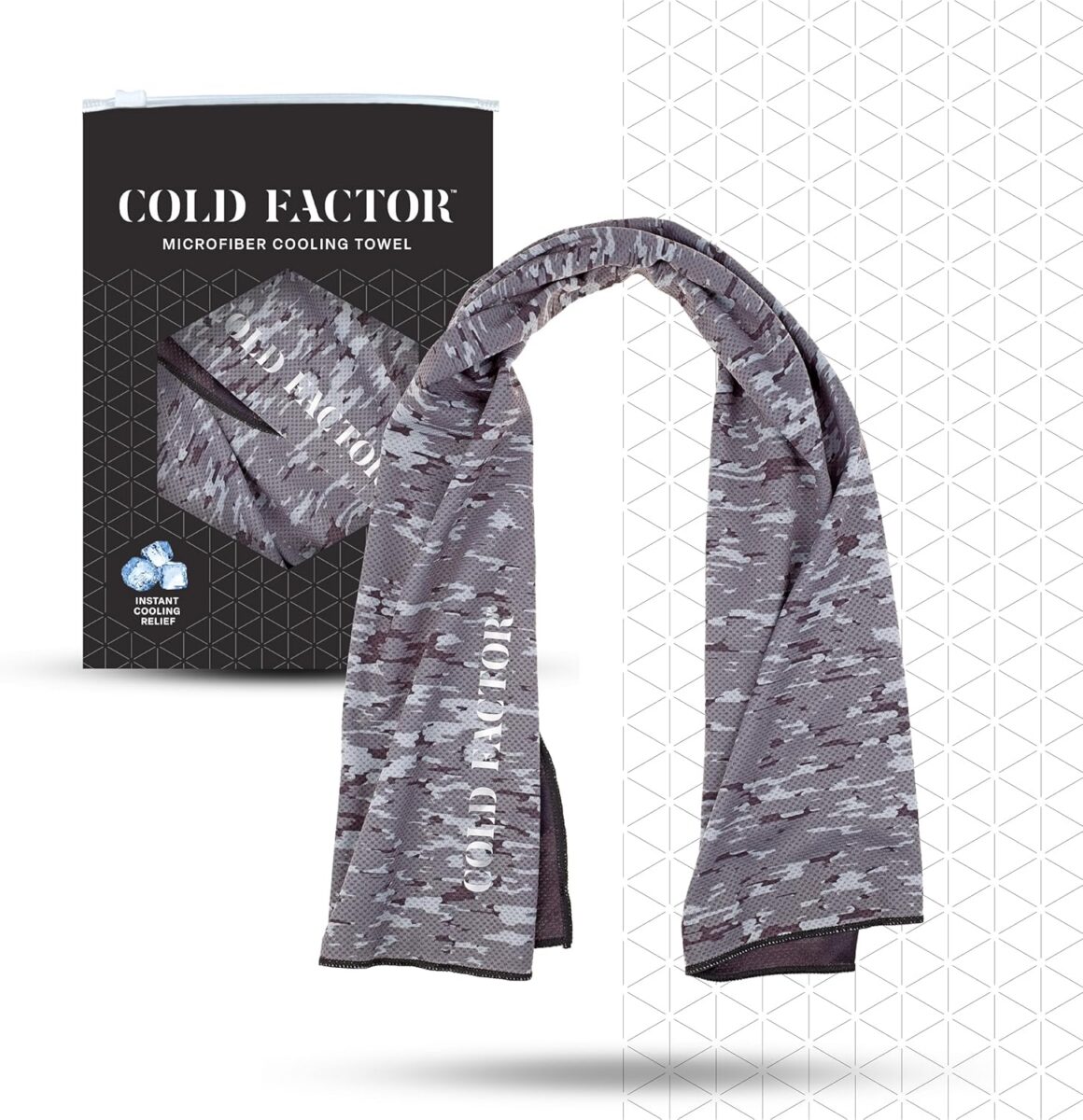 Instant Cooling Microfiber Towel | Cold Factor Cooling