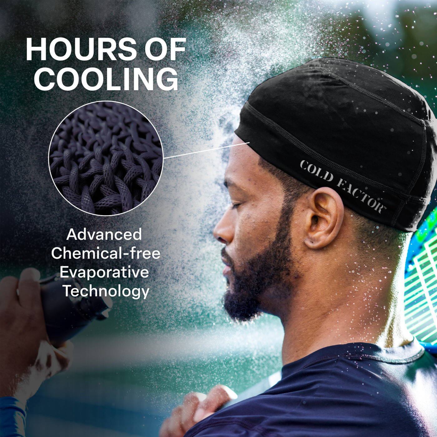 Instant Cooling Skullcap and Helmet Liner | 2-Pack - Cold Factor Cooling