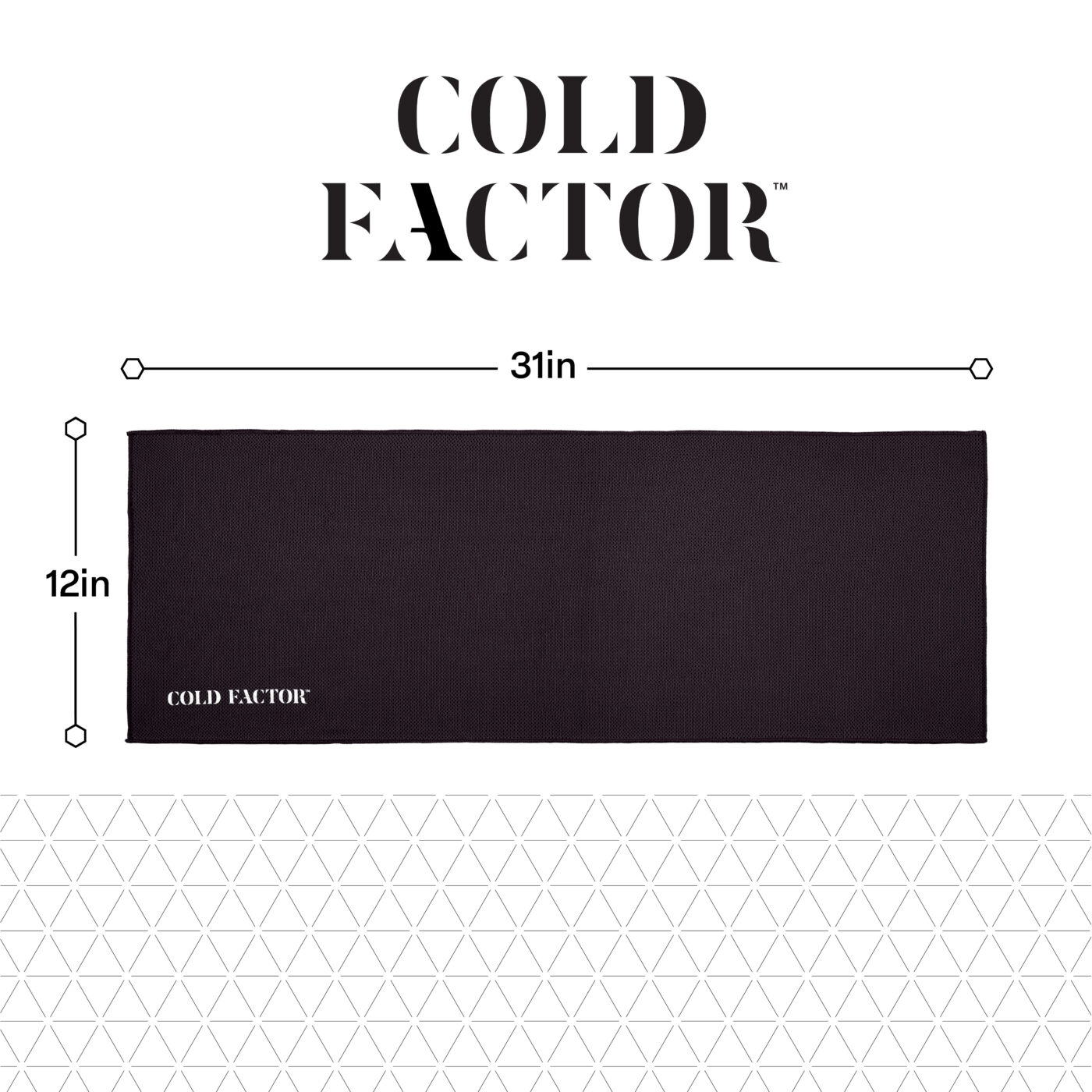Instant Cooling Microfiber Towel - Cold Factor Cooling